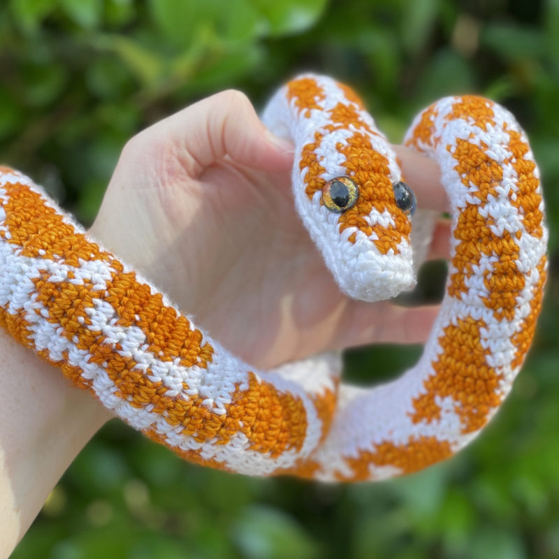 Betty the Ball Python - Critter-iffic Crochet