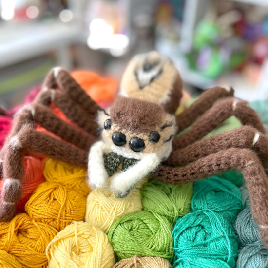 Scoot the Jumping Spider - Critter-iffic Crochet