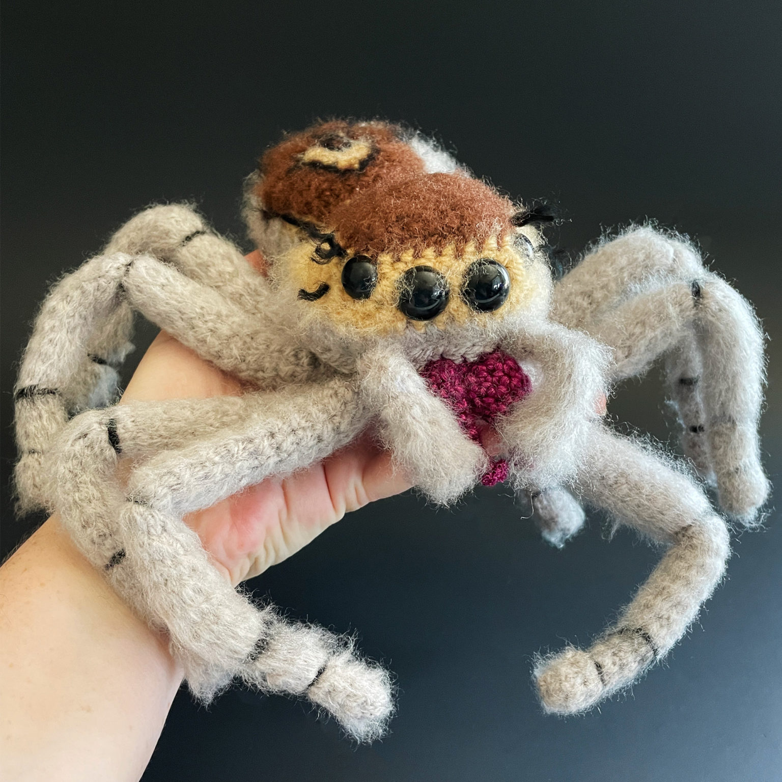 Scoot the Jumping Spider - Critter-iffic Crochet