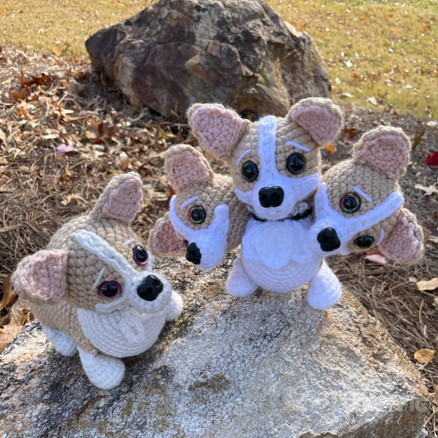 Crowley the Corgi Cerberus - Critter-iffic Crochet